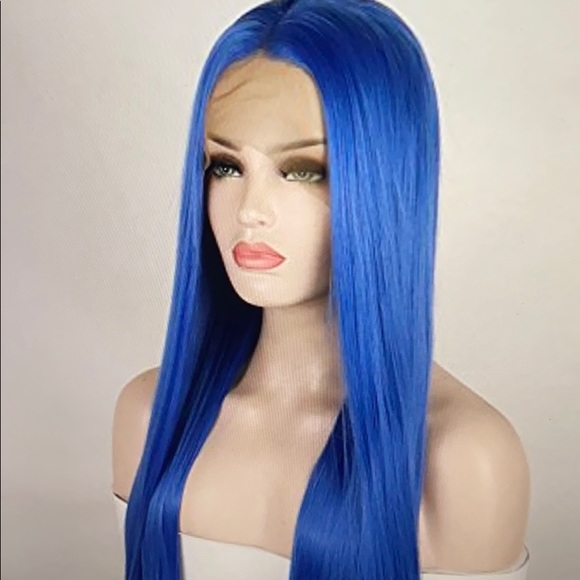Hair | Bold Blue Lace Front Wig | Poshmark